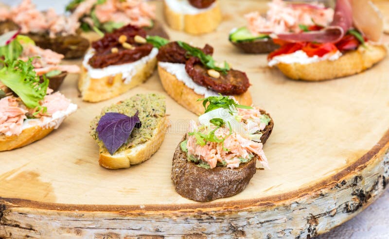 Different Sandwiches with Meat and Fresh Vegetables Stock Photo - Image ...