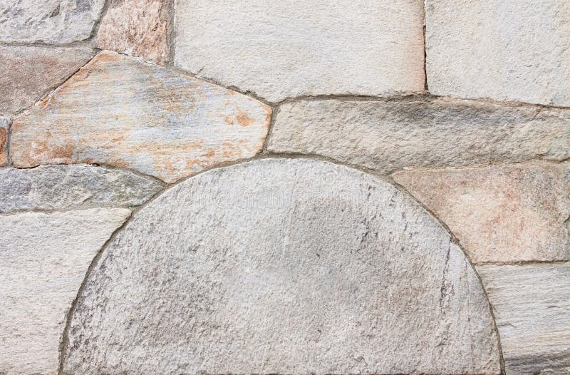 Granite Stone Wall Background with Arch Stock Photo - Image of wall ...