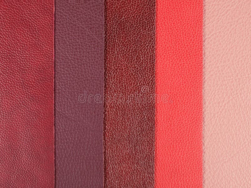 Natural Leather Textures Samples Stock Image - Image of mottled, multi ...