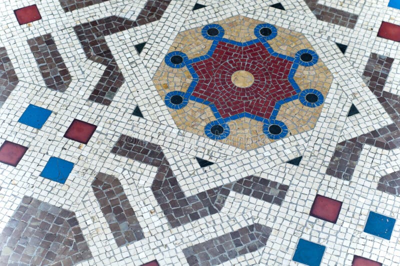 Different Shape of Arc on the Ground Mosaic Stock Photo - Image of ...