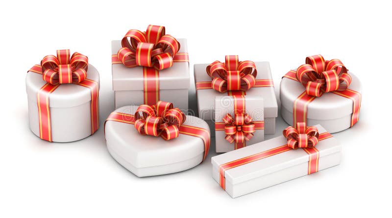 Gift boxes pyramid stock illustration. Illustration of colors - 31147337