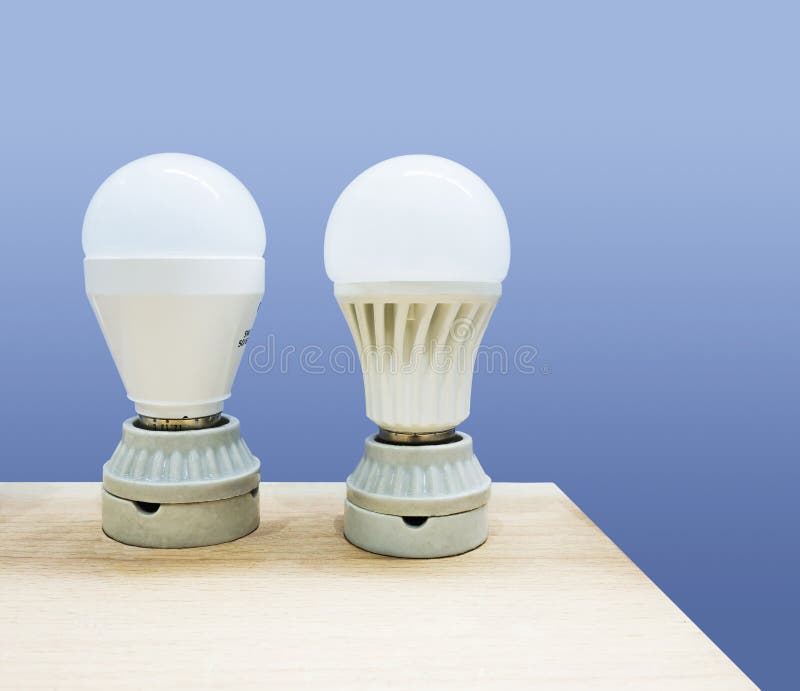 Different Shape of High Efficiency LED Light Bulb Stock Image - Image ...
