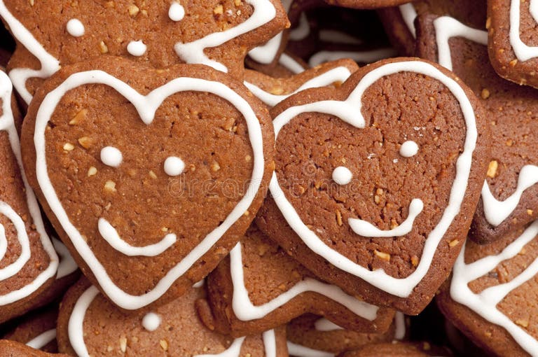 Different Shapes of Gingerbread Cookies Stock Image - Image of gourmet ...