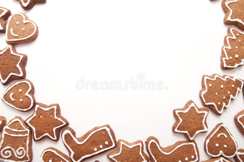 Different Shapes of Gingerbread Cookies Stock Photo - Image of xmas ...