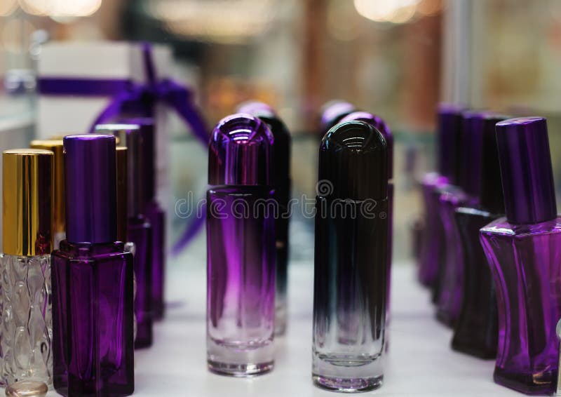 Different Shapes of Perfume Stock Photo - Image of clean, expensive ...