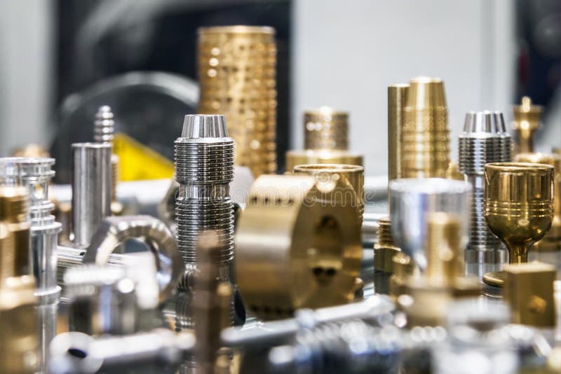 Different Shapes and Sizes of Parts Turned on a Lathe or Milling ...