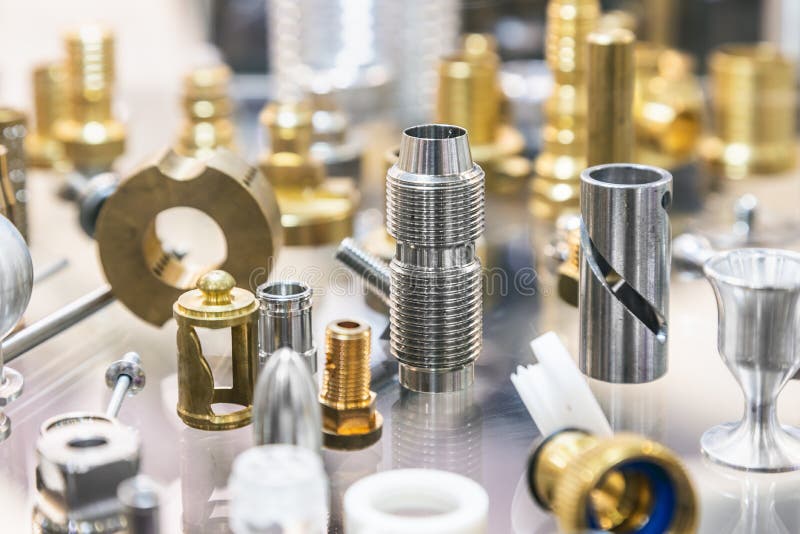 Different Shapes and Sizes of Parts Turned on a Lathe or Milling ...