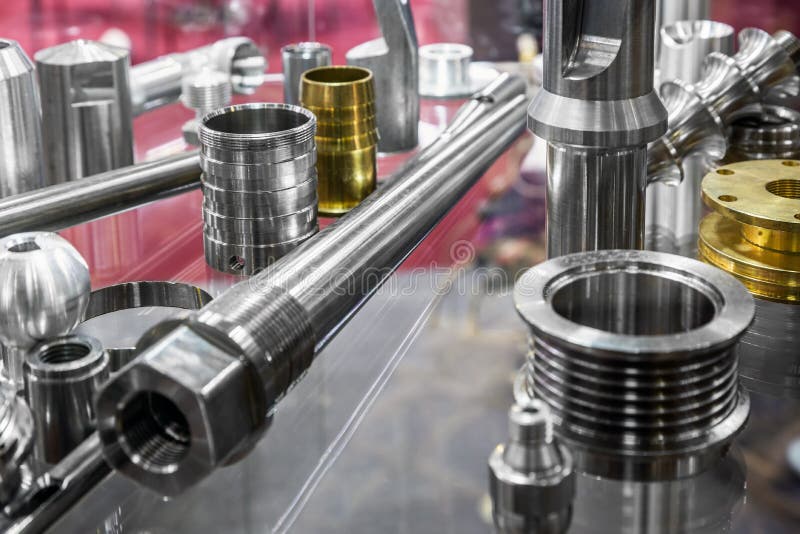 Different Shapes and Sizes of Parts Turned on a Lathe or Milling ...