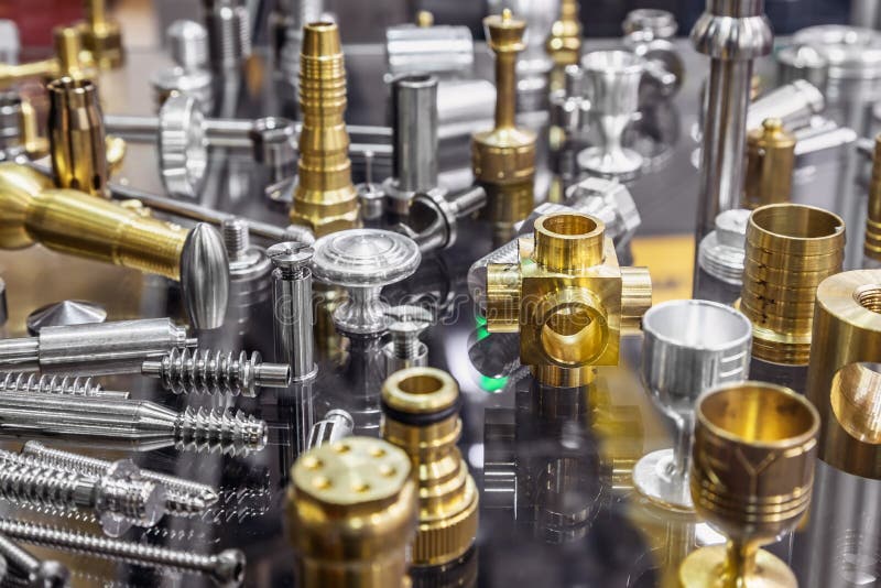 Different Shapes and Sizes of Parts Turned on a Lathe or Milling ...