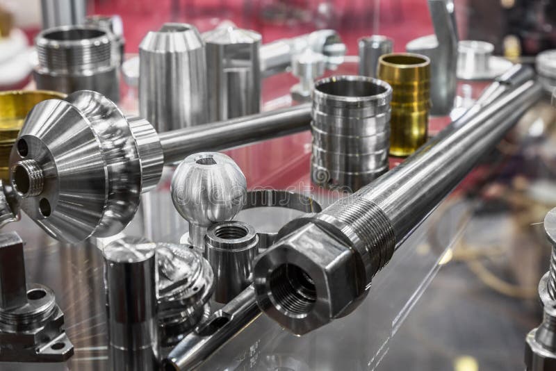 Different Shapes and Sizes of Parts Turned on a Lathe or Milling ...