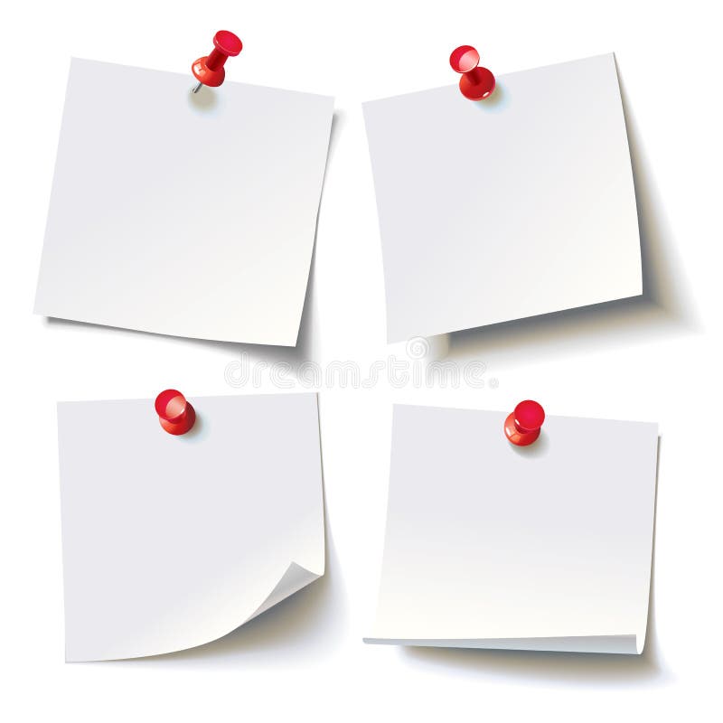 Pinned Sheets Stock Illustrations – 166 Pinned Sheets Stock ...