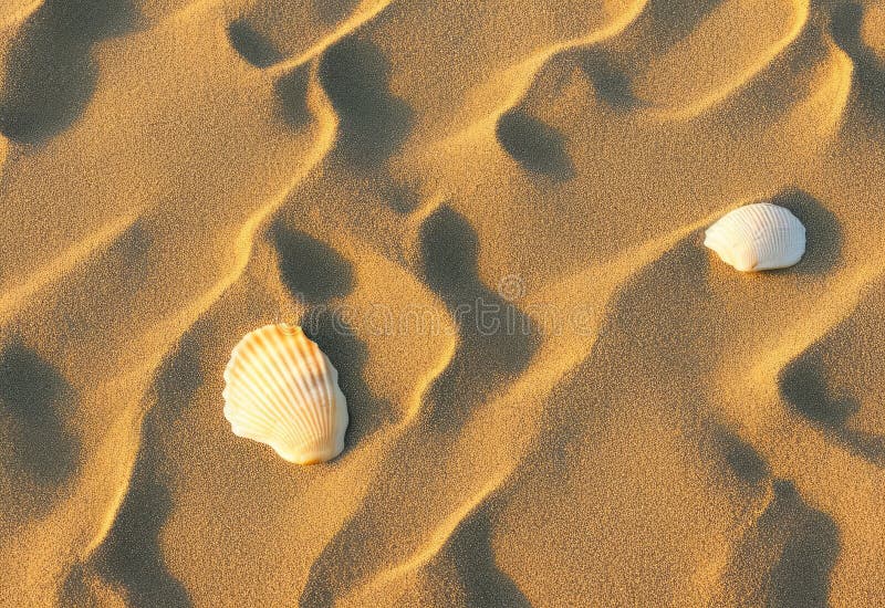 Beach and Colourful Shells on a Sunny Day. Generated with AI Stock ...