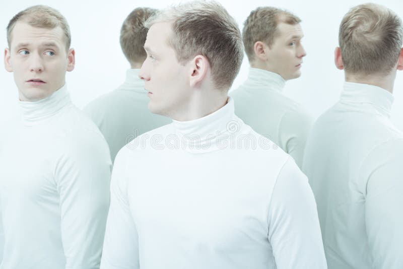 Different Sides of the Same Person Stock Photo - Image of self ...