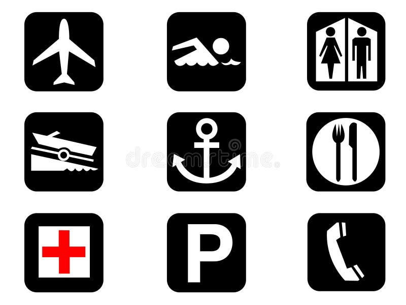 Different sign stock vector. Illustration of sign, access - 8284197