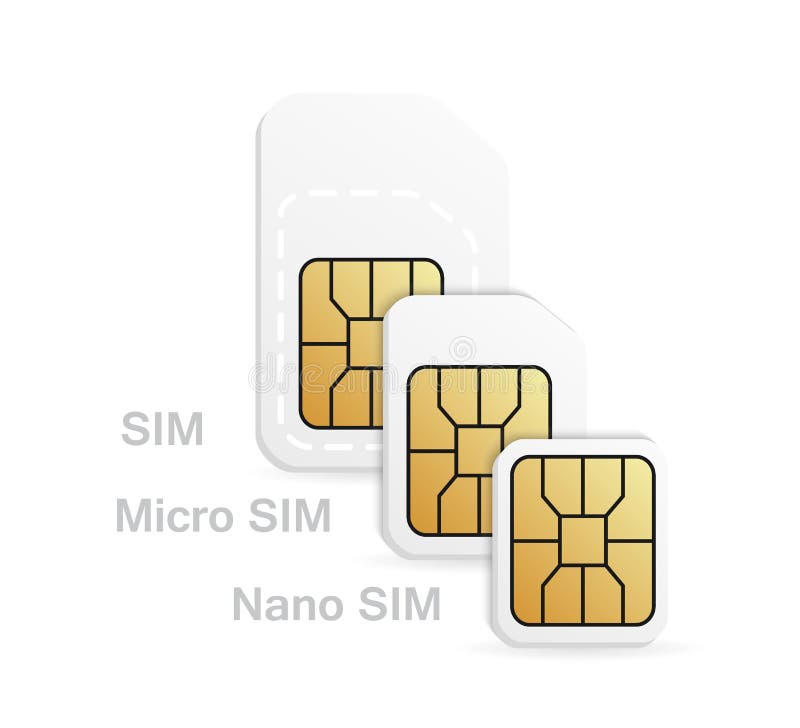 Sim Card Types Stock Illustrations – 94 Sim Card Types Stock ...