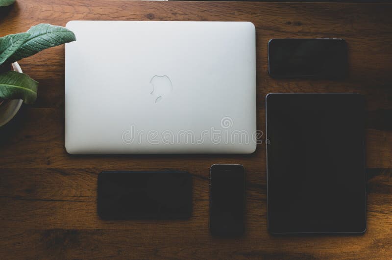 Variety of Apple Products on Display Editorial Image - Image of display ...