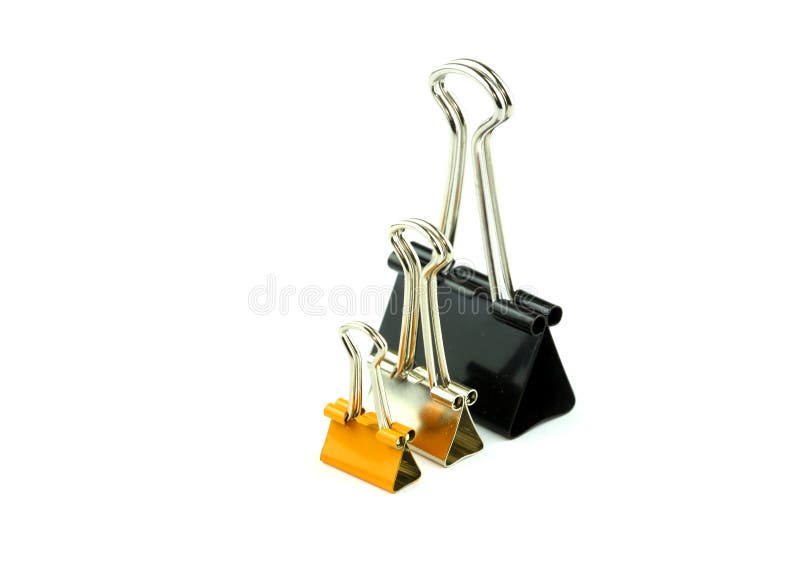 Different size paper clips stock image. Image of blue - 90465791