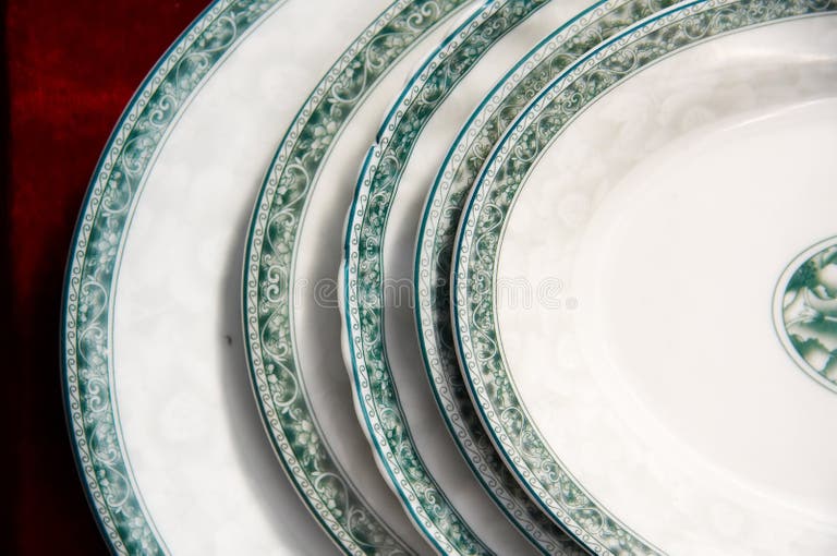 Different Size Plates on Sale Stock Image - Image of elegance ...