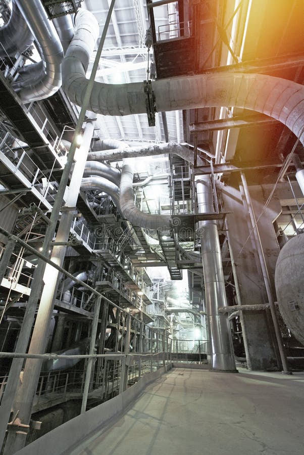 Different Size and Shaped Pipes and Valves Stock Image - Image of ...