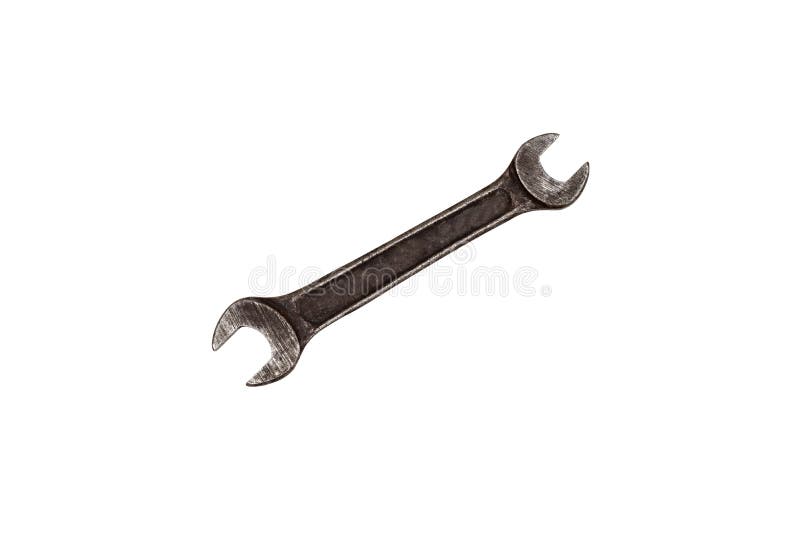 Different Size Wrenches Isolated on White Background Stock Photo ...