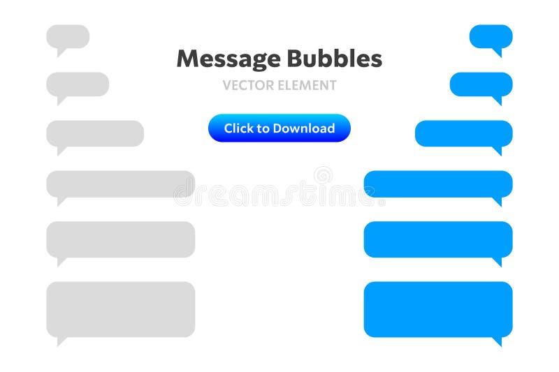 Sized Chat Bubbles Stock Illustrations – 5 Sized Chat Bubbles Stock Illustrations, Vectors ...