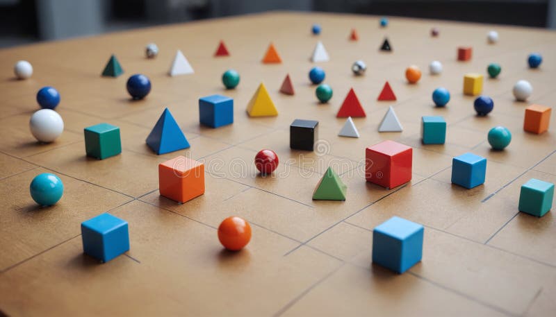 Different Sized and Different Colored Geometric Shapes for Learning ...