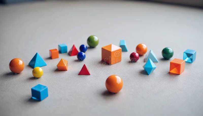 Different Sized and Different Colored Geometric Shapes for Learning ...