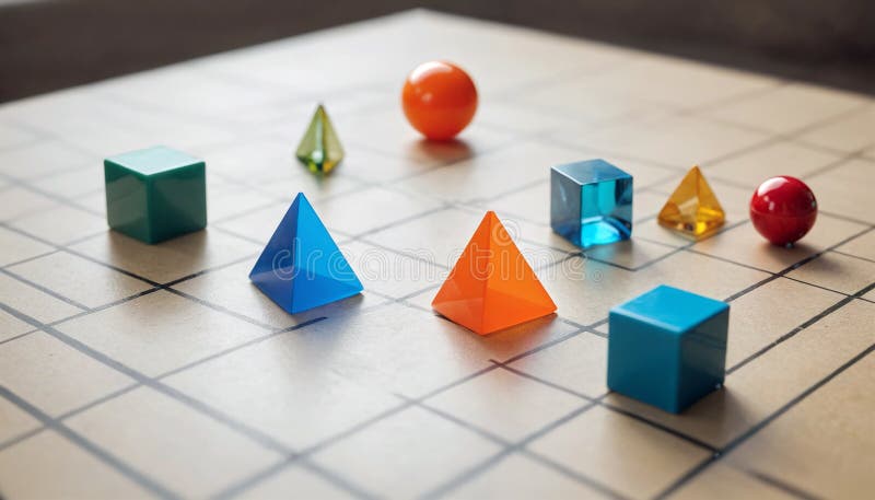 Different Sized and Different Colored Geometric Shapes for Learning ...