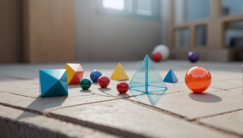 Different Sized and Different Colored Geometric Shapes for Learning ...