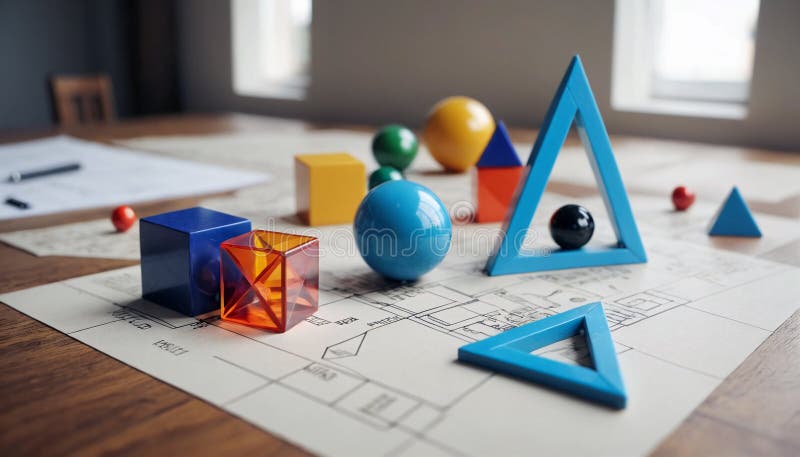 Different Sized and Different Colored Geometric Shapes for Learning ...