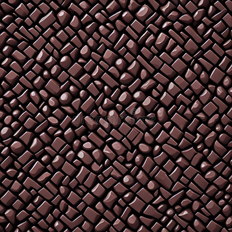 The Beautiful Texture from a Lot of Chocolate Chunks. Stock ...