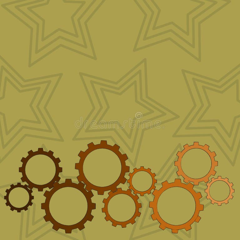 Different Sizes of Color Cog Wheel Gear Engaging, Interlocking ...