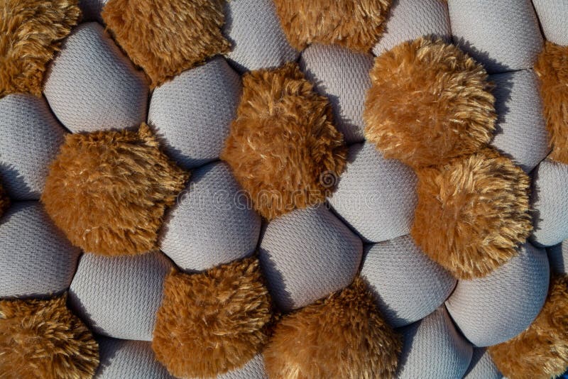 Different Sizes, Quantities of Stuffed Balls of Fabric with Sintepon ...