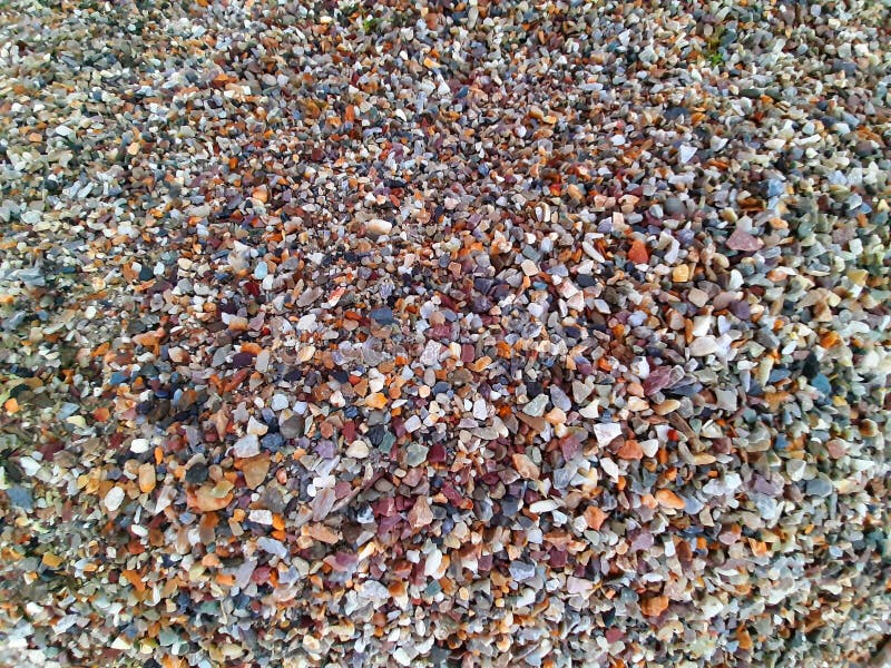 Different Sizes and Various Coloured Cutting Small Stones Stock Image ...