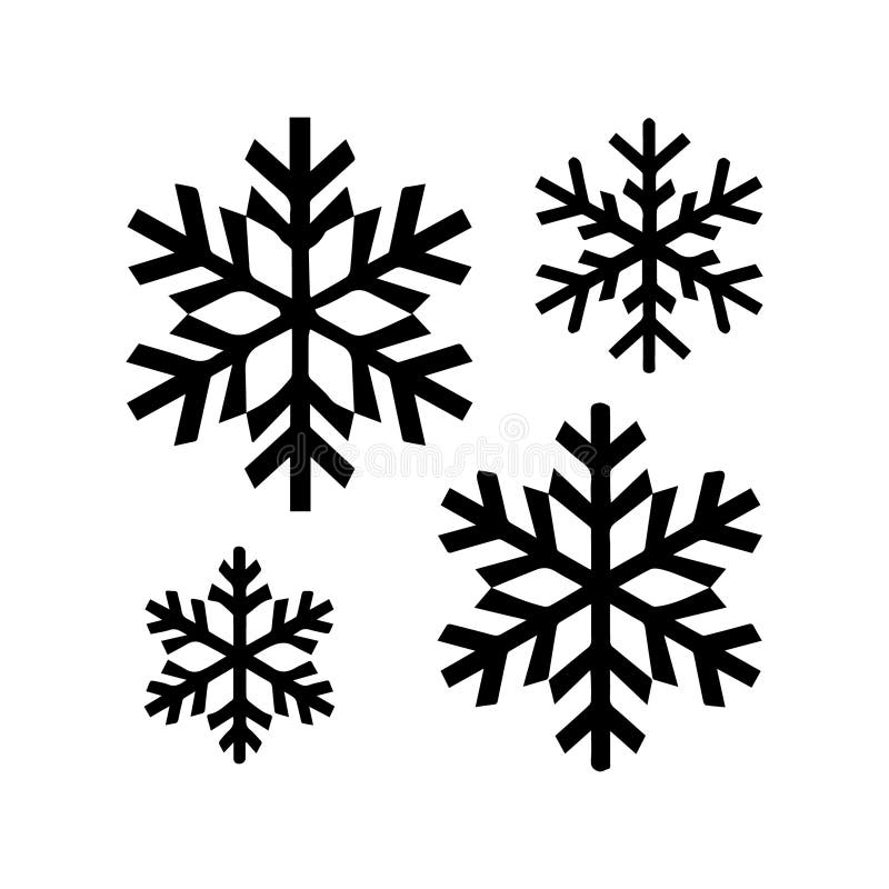 Different Snowflakes Set" is a Collection of Unique Snowflake Designs ...