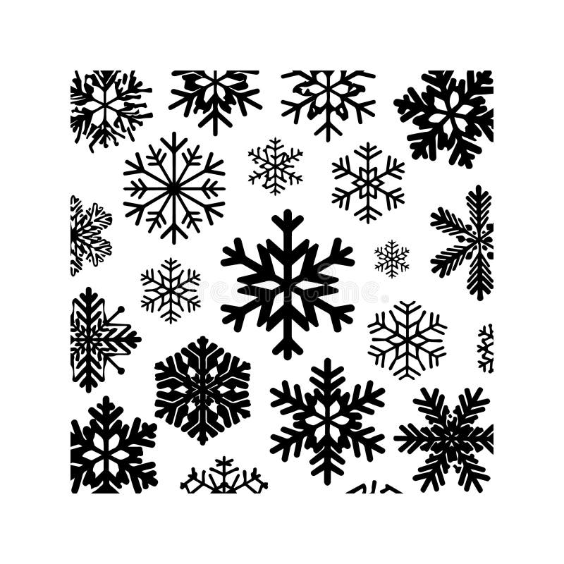 Different Snowflakes Set" is a Collection of Unique Snowflake Designs ...