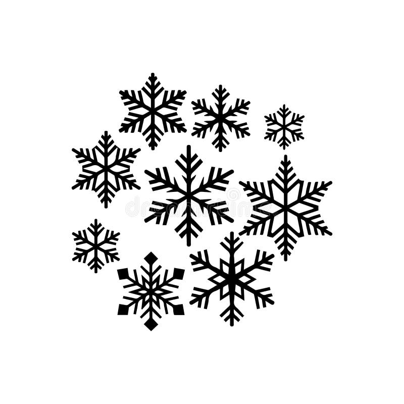 Different Snowflakes Set" is a Collection of Unique Snowflake Designs ...