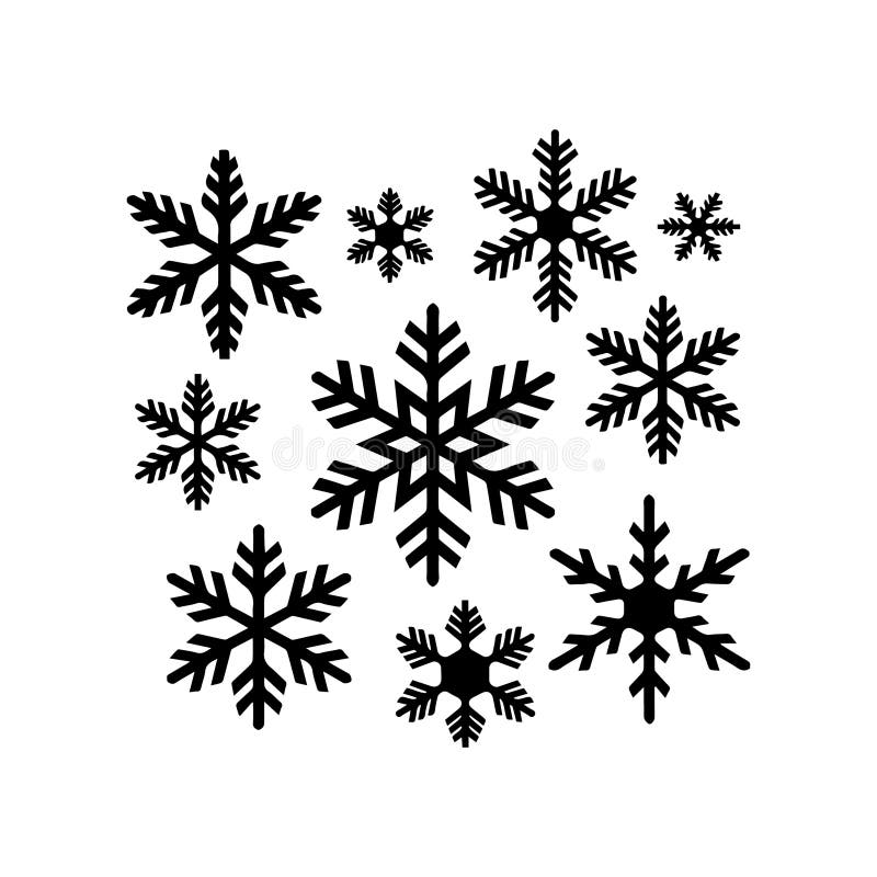 Different Snowflakes Set" is a Collection of Unique Snowflake Designs ...