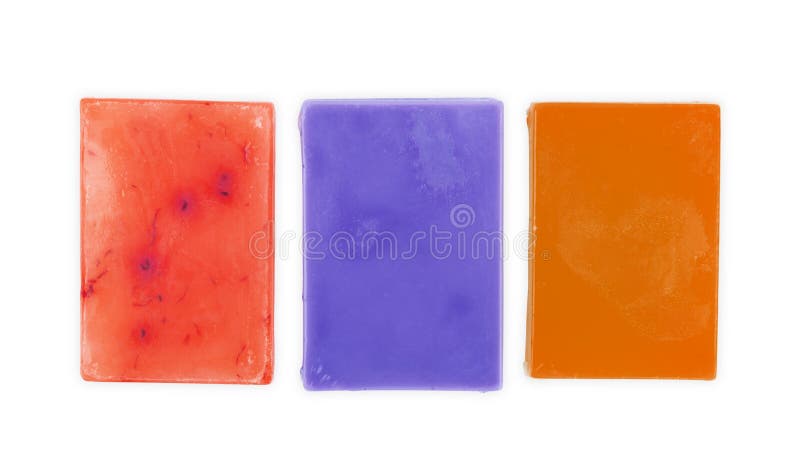 Different Soaps in Different Soap Dishes. a Lot of Solid Soap for ...