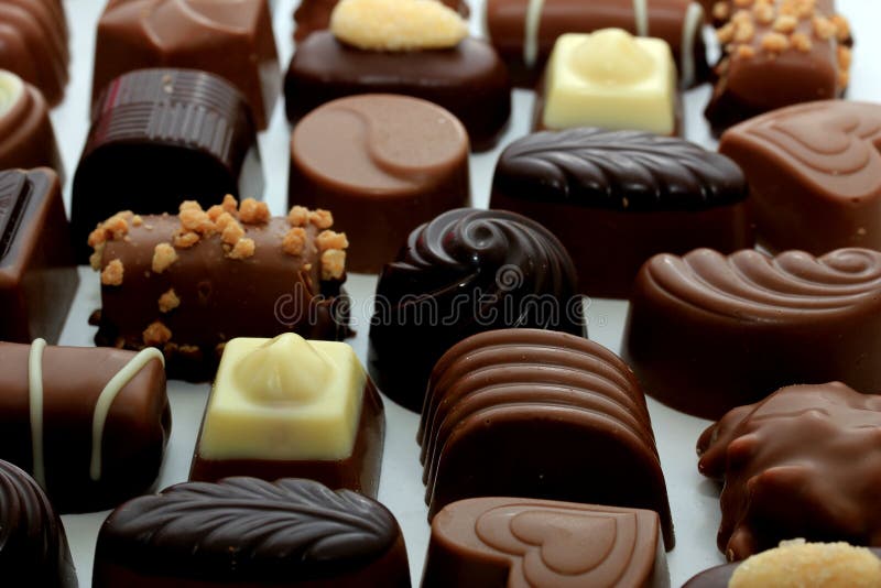 Different Sorts of Chocolates Stock Image - Image of candy, food: 89795689
