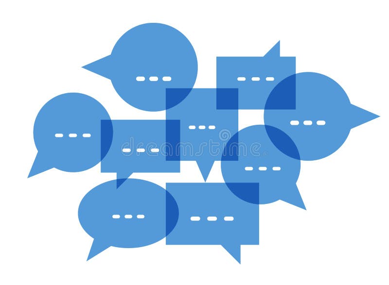 Public Discussion and Brainstorming Vector Concept Shown with Cloud ...