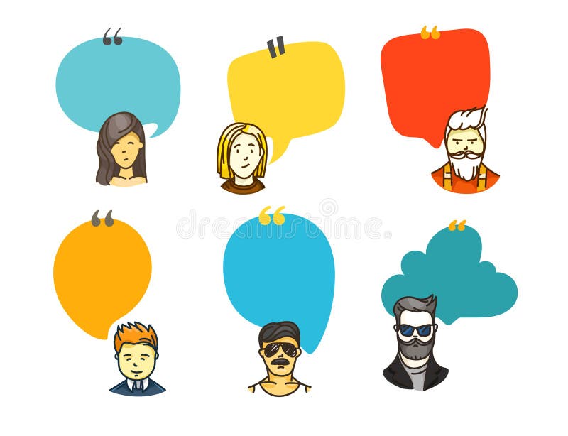 Different Speech Bubbles with Empty Speech Bubbles Stock Vector ... Different Speech Bubbles with Empty Speech Bubbles Stock Vector ...