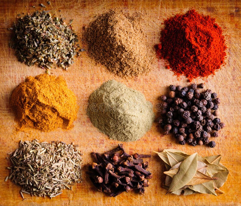 Different spices stock image. Image of paprika, asian - 22798157
