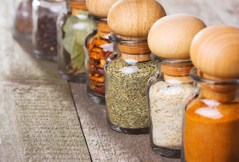 Different spices stock image. Image of still, salt, pepper - 23900565