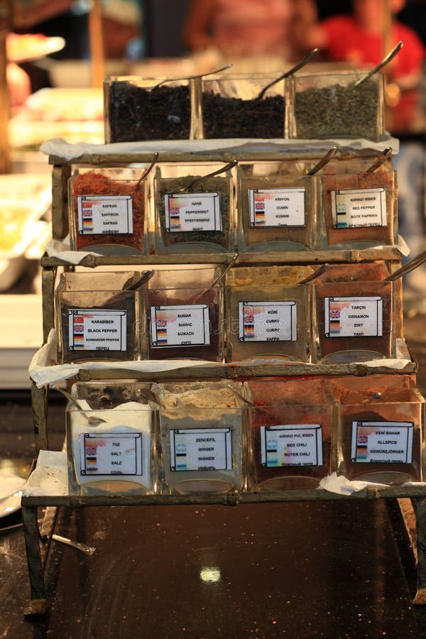 Different spices at buffet stock image. Image of indian - 46480593