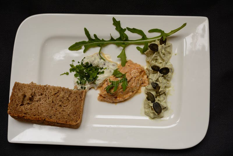 Different spreads on plate stock image. Image of spread - 77183721