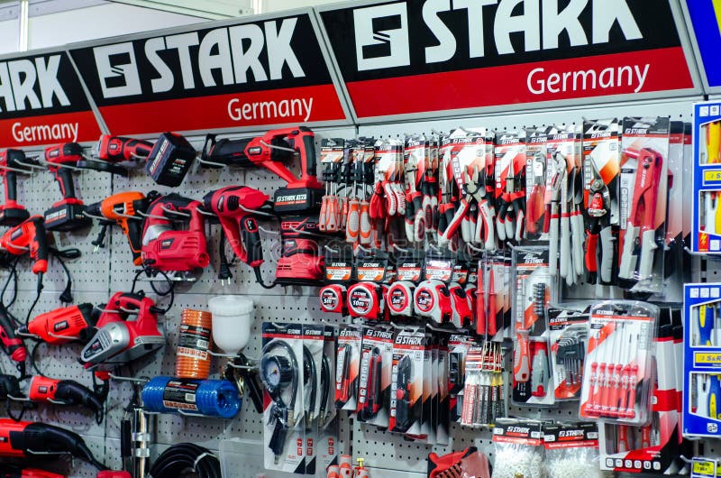 Different STARK Germany Tools Editorial Photo - Image of cement ...