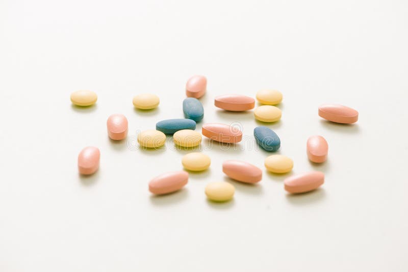 Different Tablets Pills Capsule Heap Mix Therapy Drugs Stock Photo ...