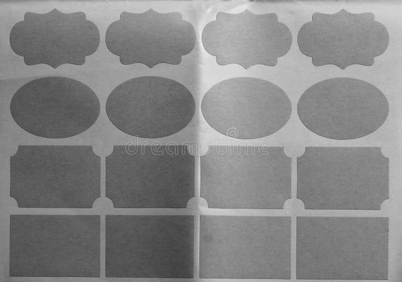 Different Tags Stickers for Inscriptions Stock Photo - Image of address ...