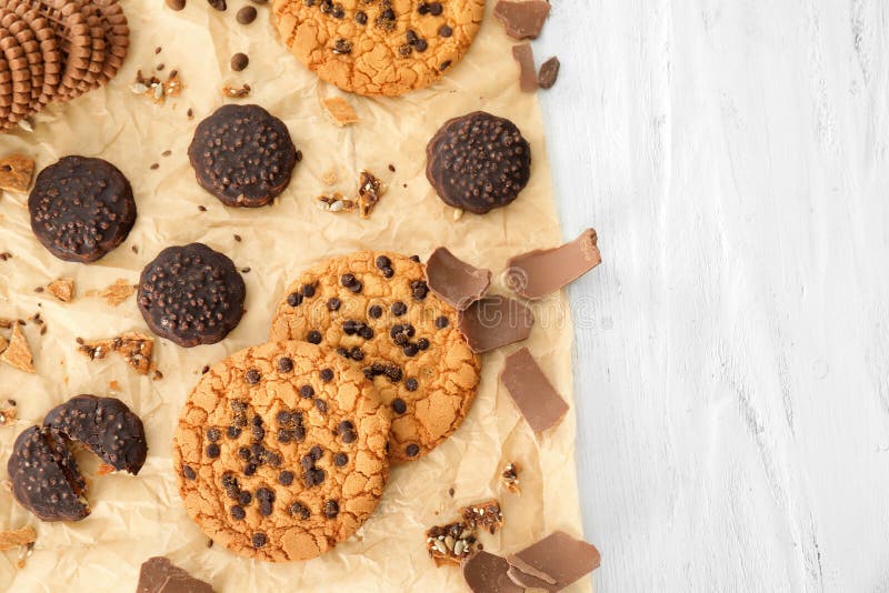 Different Tasty Cookies on White Wooden Table Stock Image - Image of ... Different Tasty Cookies on White Wooden Table Stock Image - Image of ...